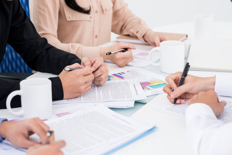 Paperwork day stock photo. Image of female, colleague - 28183770