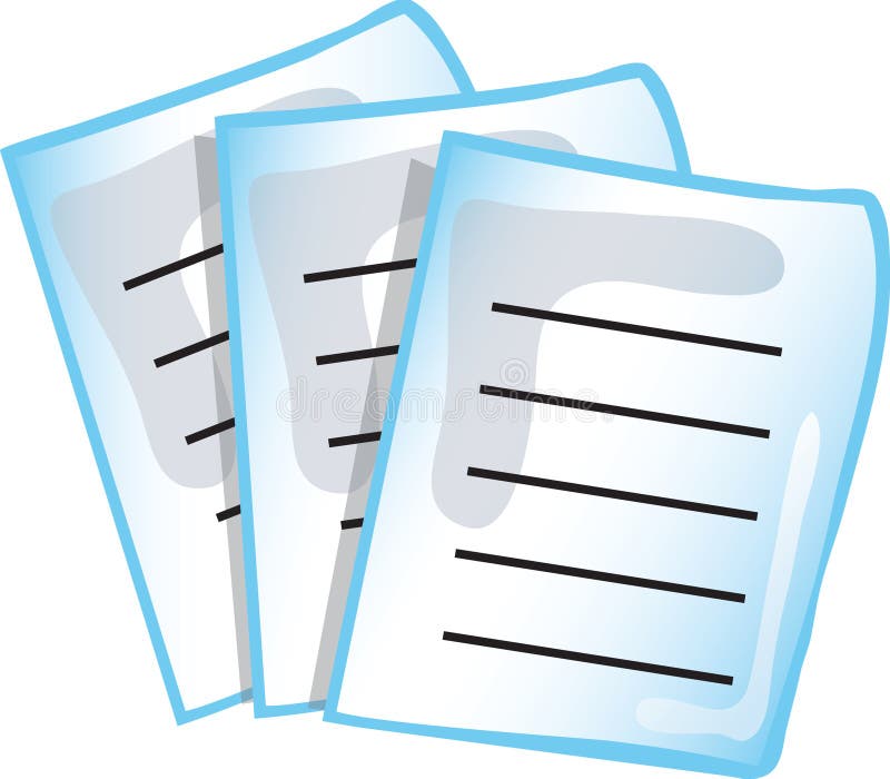 Paperwork icon stock vector. Image of report, think, read - 627258