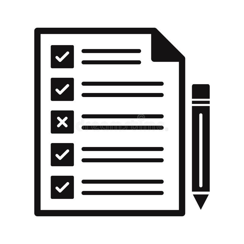 Paperwork List Vector Icon Which Can Easily Modify or Edit Stock Vector ...