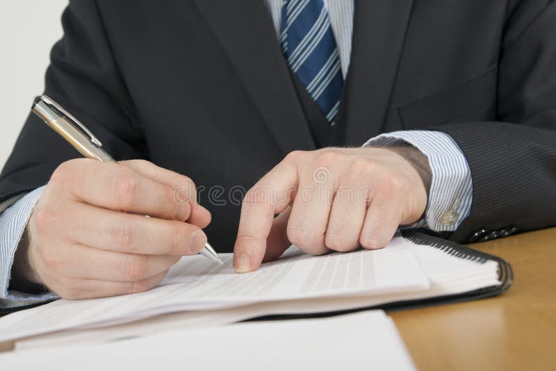 Paperwork stock image. Image of seated, chairman, sitting - 31488339