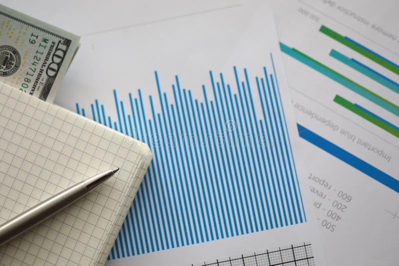 Paperwork in Notebook and with Schedule in Office. Stock Photo - Image ...