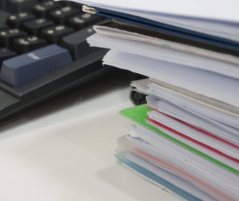Paperwork at office stock image. Image of room, concept - 54019749