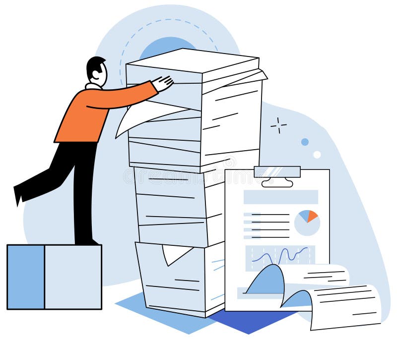 Paperwork. a Sheet Needs To Be Filled Out with Required Information ...