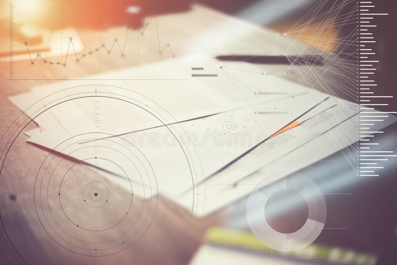 Paperwork on the Table. Marketing Plan in Office Stock Image - Image of ...