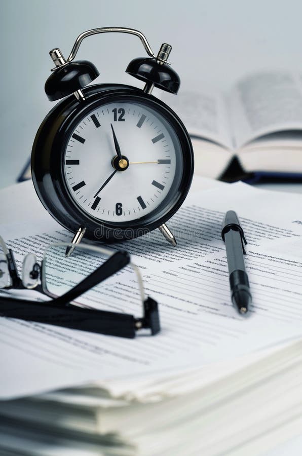 Paperwork & Time Efficiency 02 Stock Photo - Image of working, examine ...