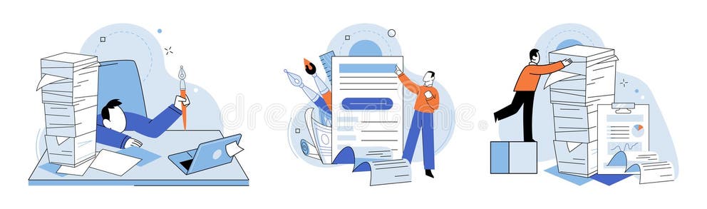 Essential Paperwork Stock Illustrations – 213 Essential Paperwork Stock ...