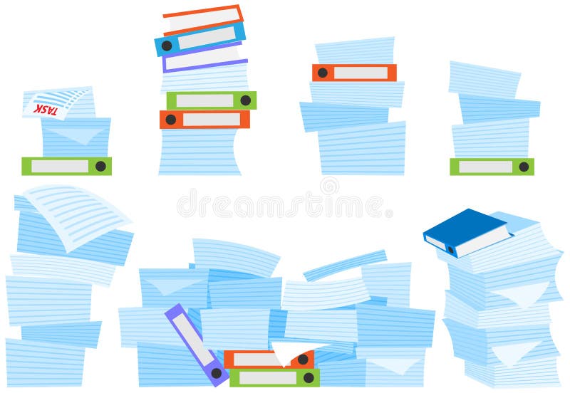 Stacks Documents Icon Stock Illustrations – 90 Stacks Documents Icon ...