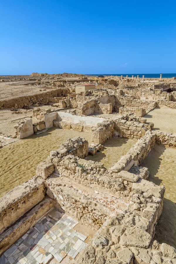 Paphos Archeological Park Landscape Stock Photo - Image of landscape ...