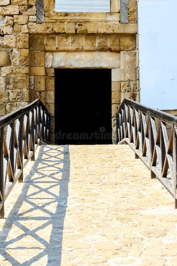 Paphos Cyprus Castle stock image. Image of tourism, archaeological ...