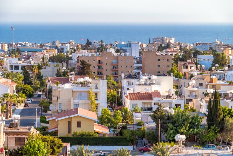 Paphos city stock photo. Image of aerial, life, pafos - 15178152