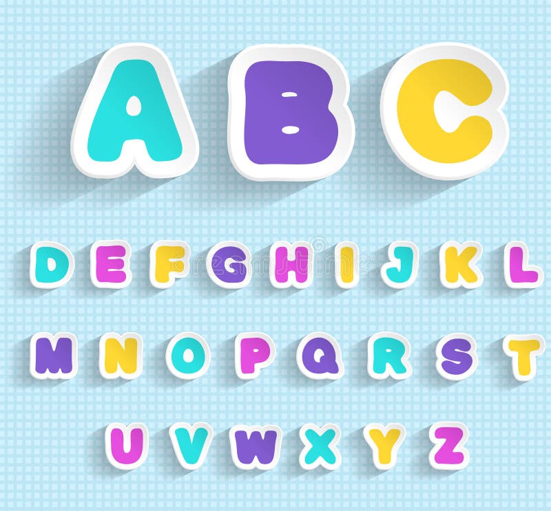 Papier ABC Police Faite Main Illustration de Vecteur - Illustration du ...