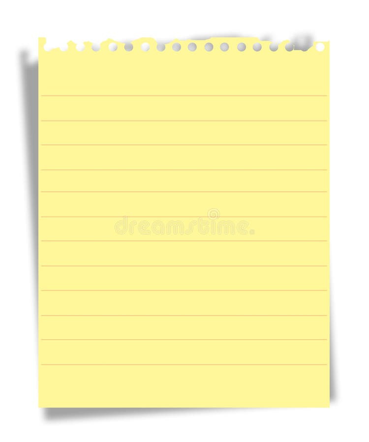 Papier de note illustration stock. Illustration du papier - 5126369
