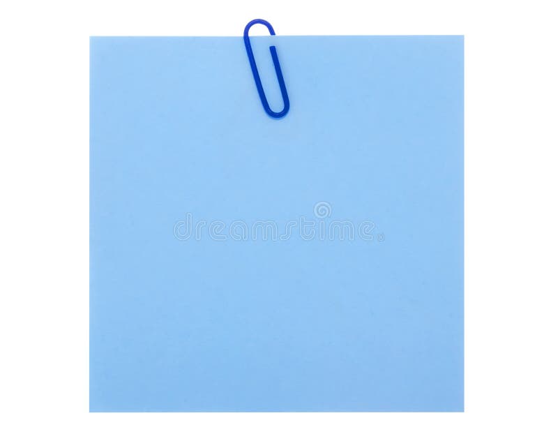 Post-it bleu photo stock. Image du bleu, blanc, poteau - 5515962