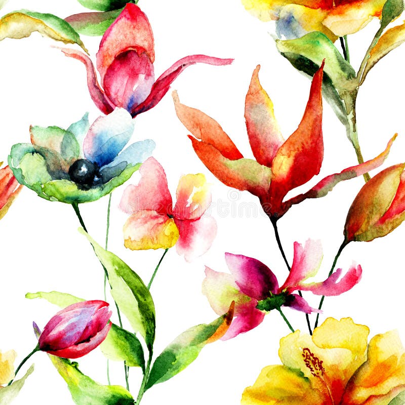 Fleurs Stylisées Stock Illustrations, Vecteurs, & Clipart – (6,087 ...