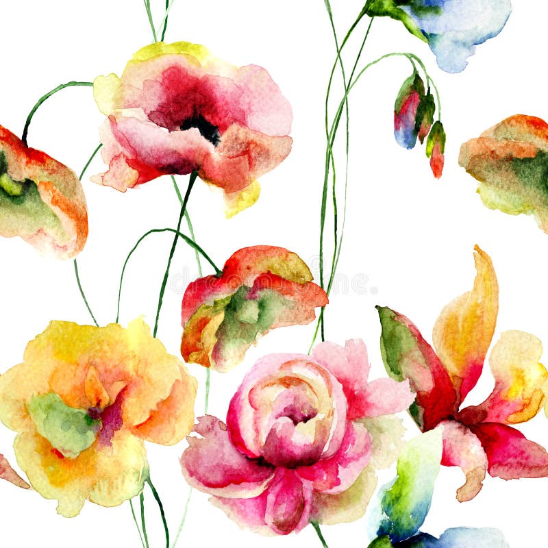 Fleurs Stylisées Stock Illustrations, Vecteurs, & Clipart – (6,411 ...