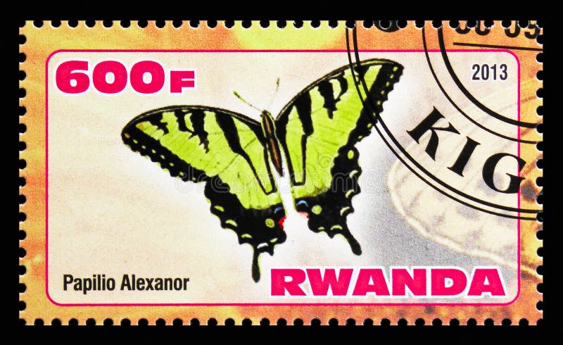 Papilio Alexanor, Serie De Papillons, Circa2013 Image éditorial - Image ...