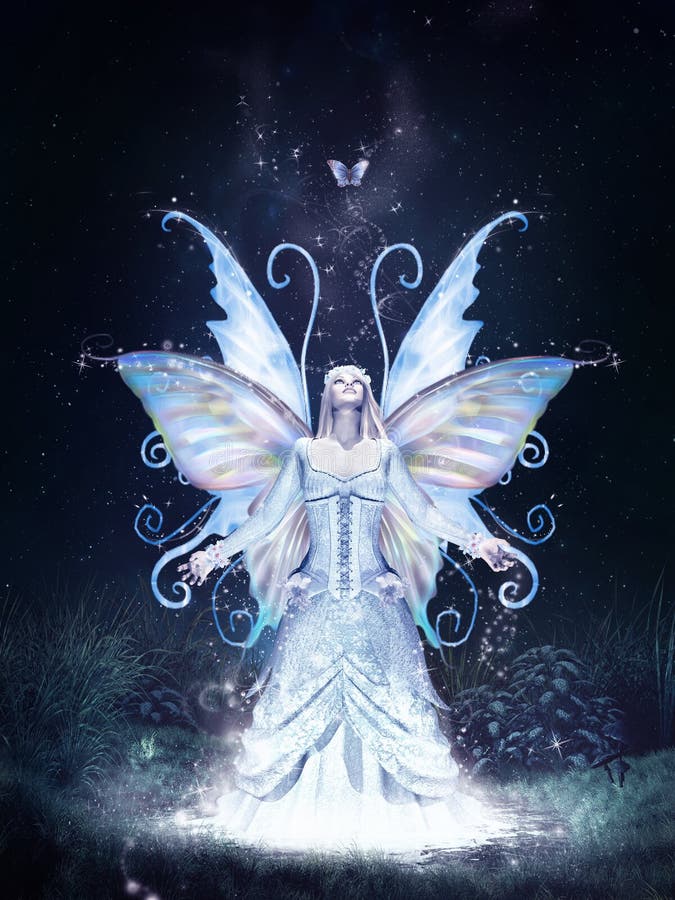 Papillon magique illustration stock. Illustration du bougie - 49330213