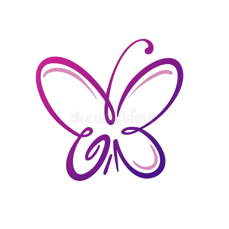 Papillon Logo Template, Illustration De Vecteur Illustration Stock ...