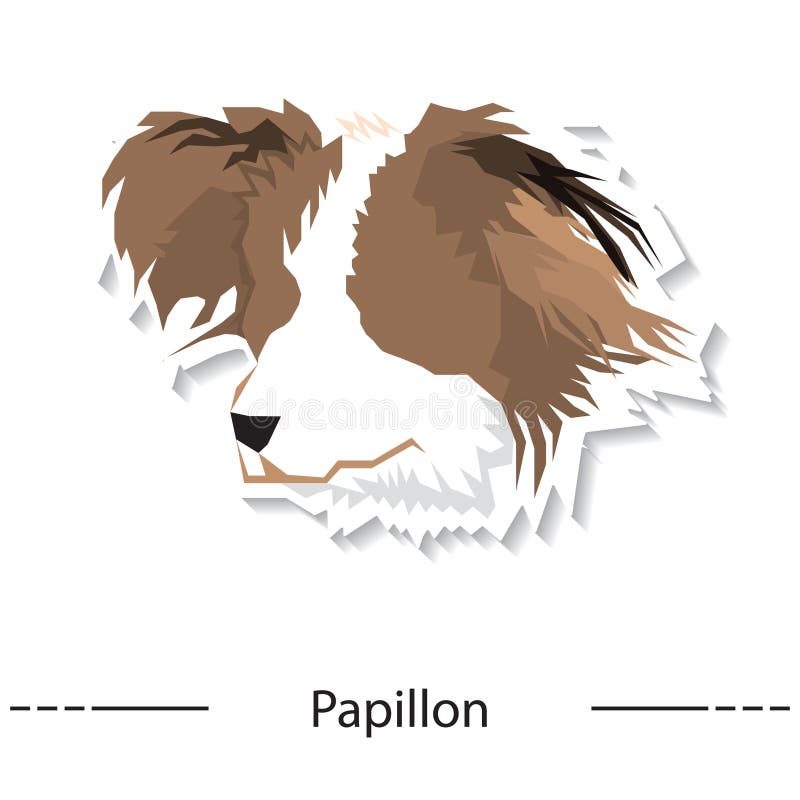 Papillon. Vector Illustration Decorative Design Stock Vector ...