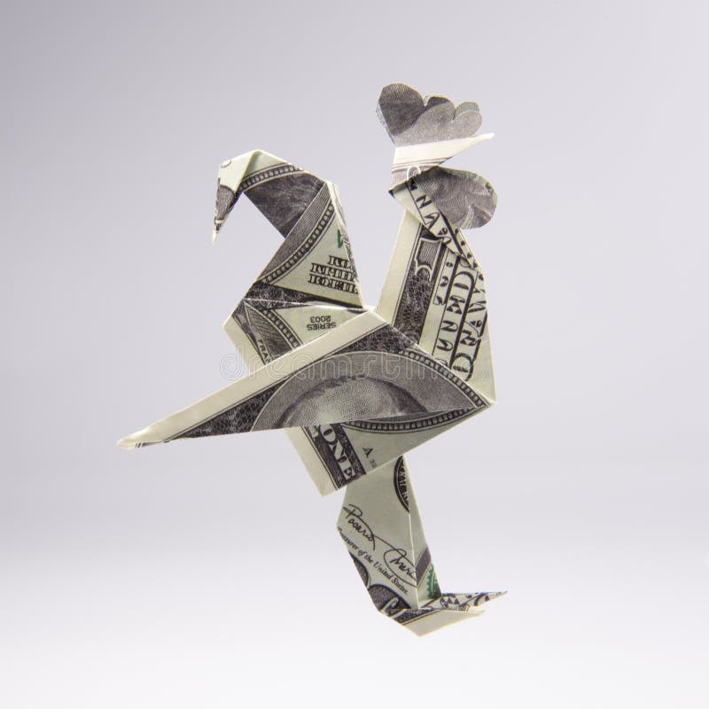 Gallo De Origami Fotos de stock - Fotos libres de regalías de Dreamstime