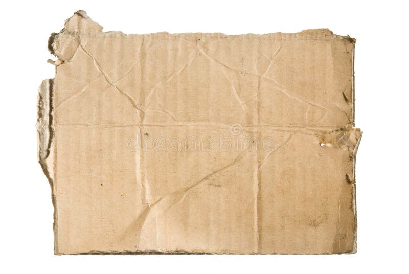 Pappe stockbild. Bild von seite, altern, knicke, beschaffenheit - 7364091