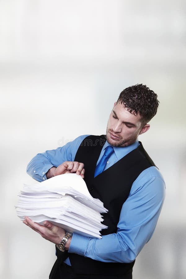 Papper work stock photo. Image of executive, businessman - 25281134