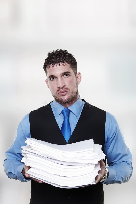 Papper work stock image. Image of files, work, adult - 25281193