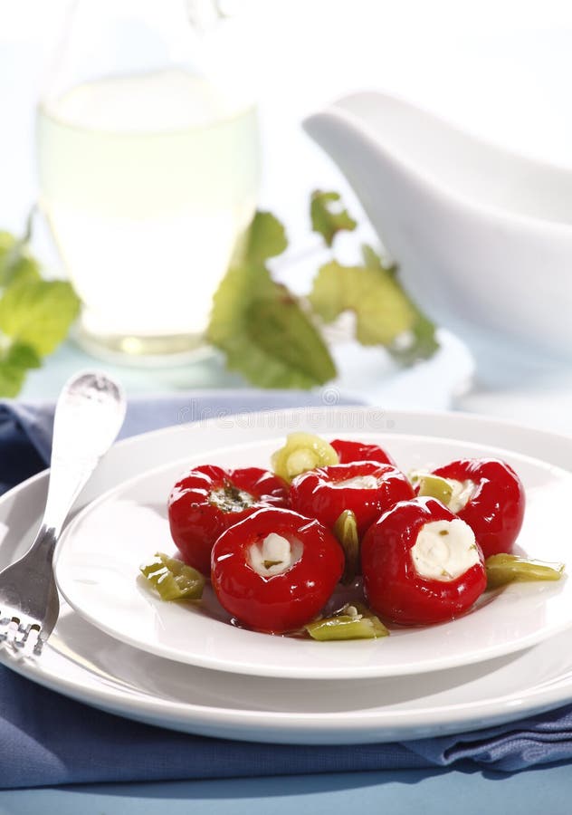 Paprika stock photo. Image of pickle, leaf, cheese, curd - 22516190