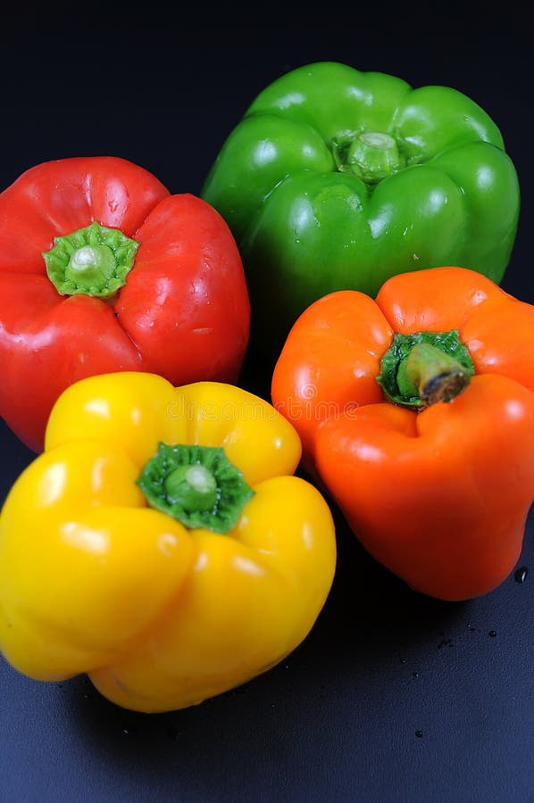 Paprika Colors stock photo. Image of diet, fruits, colorful - 25958502