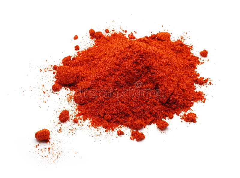 Paprika powder stock image. Image of condiment, isolated - 15487655