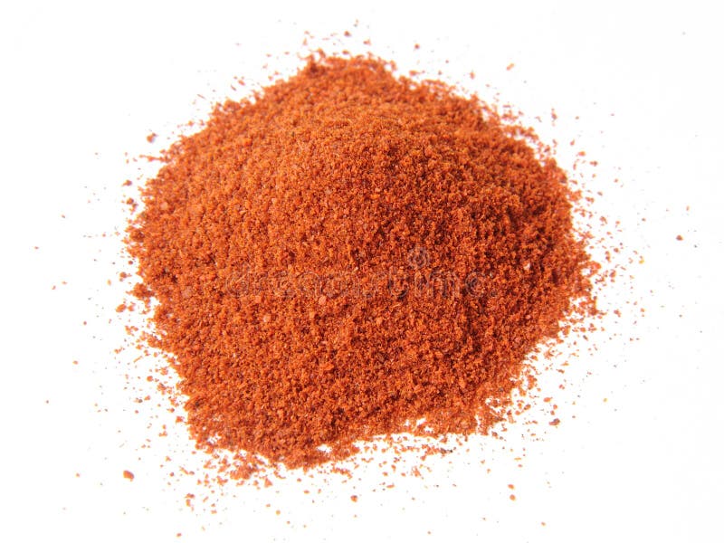 Paprika powder stock image. Image of paprika, isolated - 7437129