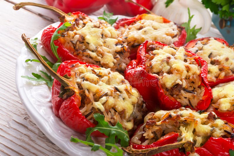 Paprika with rice fullly stock photo. Image of full, croatian - 38442822