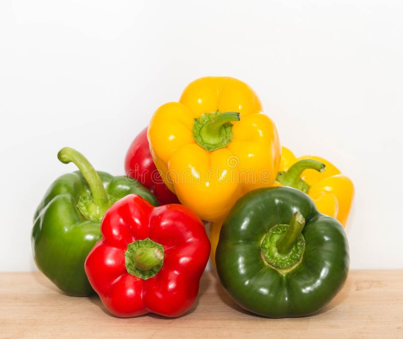 Paprika / tree colors stock photo. Image of paprika, natural - 84249230