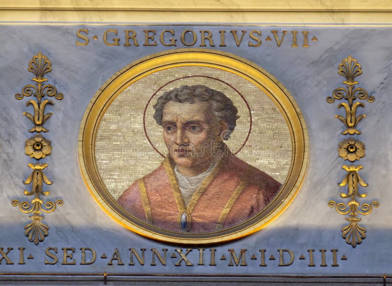 Papst Gregor VII. redaktionelles foto. Bild von heilig - 99451476