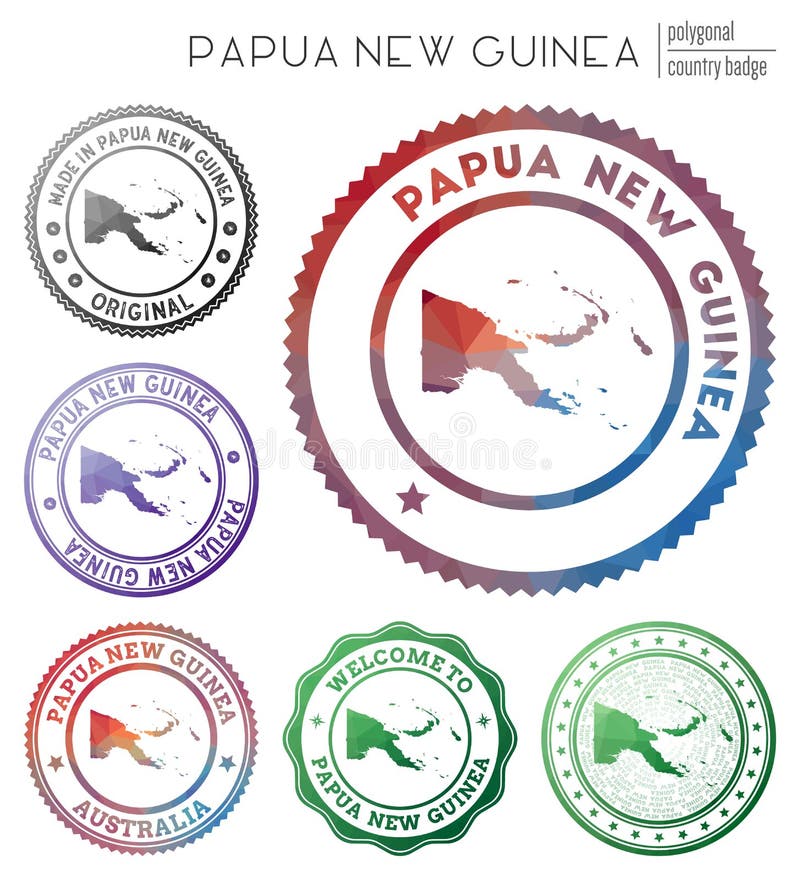 Papua New Guinea badge. stock vector. Illustration of abstract - 156273599 Papua New Guinea badge. stock vector. Illustration of abstract - 156273599
