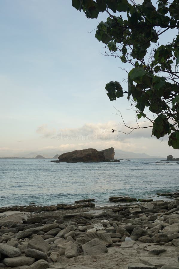 Beautiful Beach in Jember East Java Indonesia Stock Photo - Image of ...