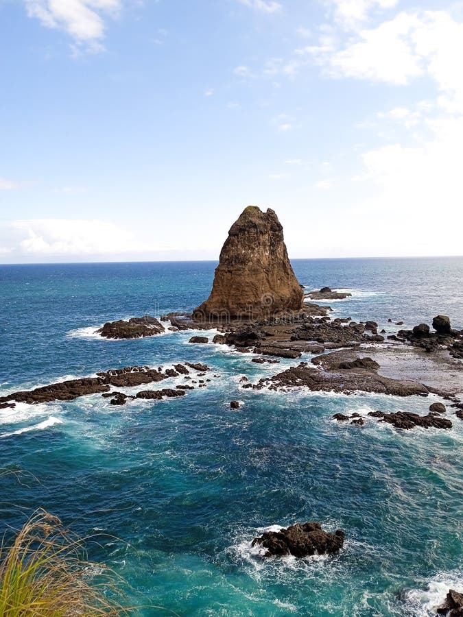Papuma, Beautiful Beach on East Java, Indonesia Stock Image - Image of ...