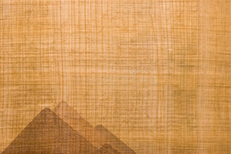 Historic Old Papyrus Roll Blank Message Stock Photo - Image of coiled ...