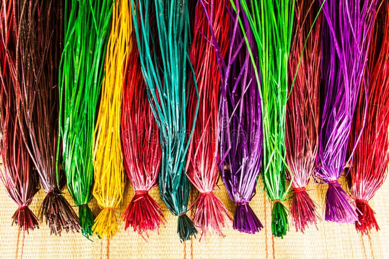 Papyrus dyeing stock image. Image of osier, craft, macro - 33021091