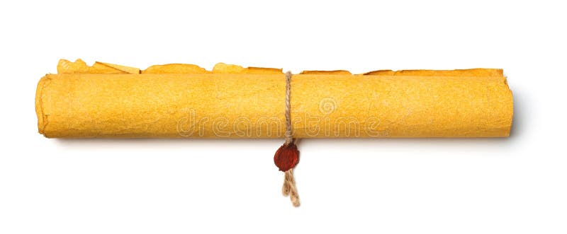 Old papyrus on white stock photo. Image of paper, ancient - 107631252