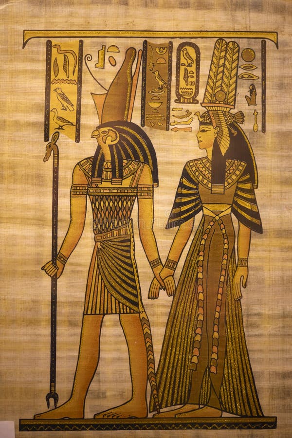 Old Natural Paper from Egypt,Papyrus. Editorial Photography - Image of ...