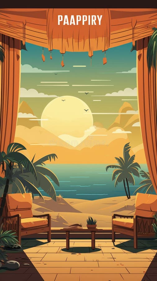 Papyrus Material Structure Background - Generative AI Stock ...