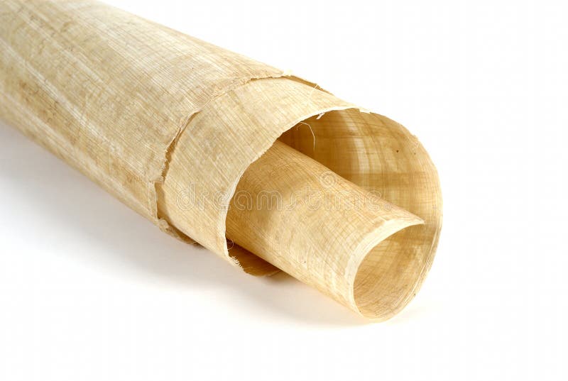 Papyrus roll stock image. Image of paper, egyptian, fiber - 14041261