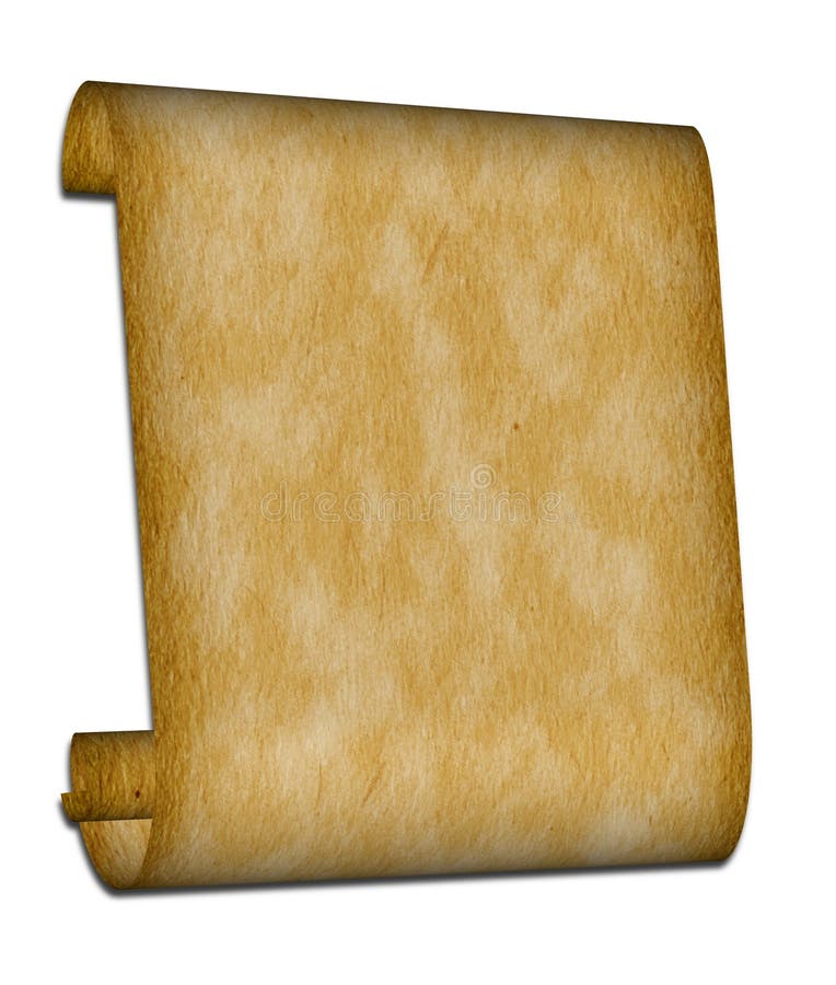 Papyrusrolle stock abbildung. Illustration von künstlerisch - 3363889