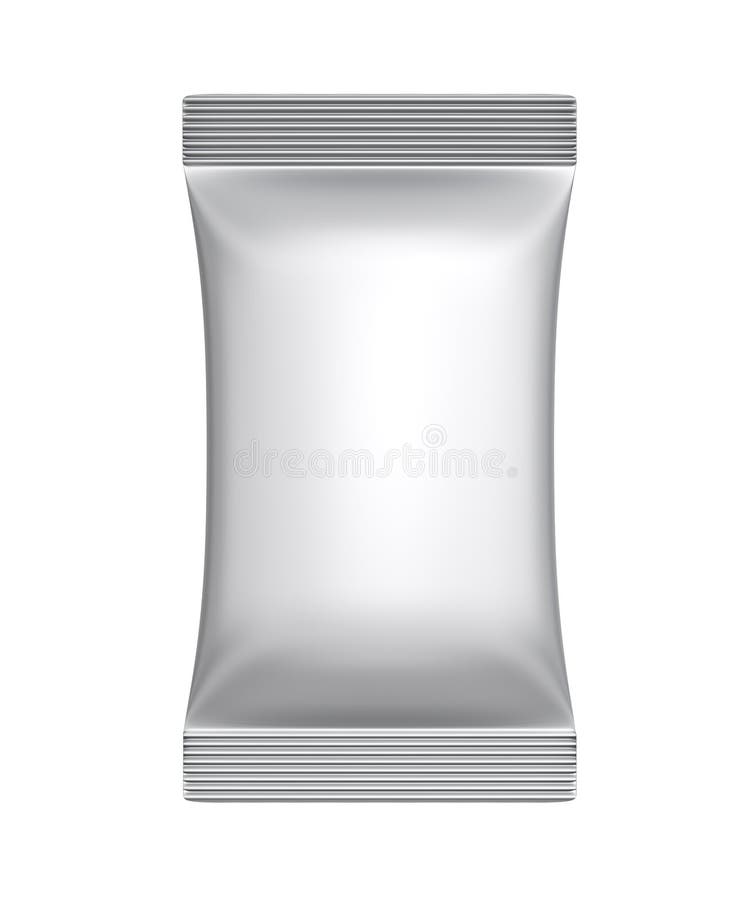 Paquet de sac de sachet illustration stock. Illustration du isolement ...