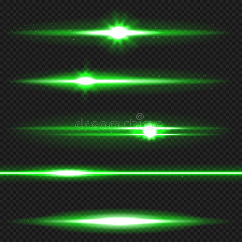À rayon laser vert illustration de vecteur. Illustration du vert - 12980909