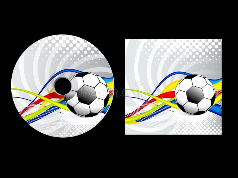 Paquete Cd Del Deporte Abstracto Ilustración del Vector - Ilustración ...