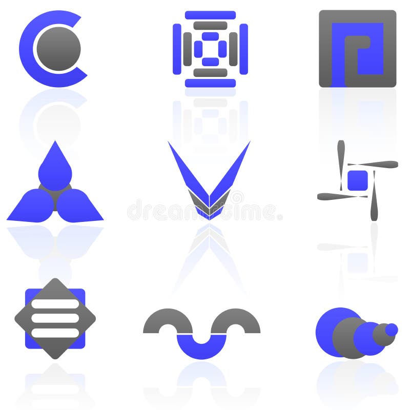 Paquete de la insignia stock de ilustración. Ilustración de botones ...