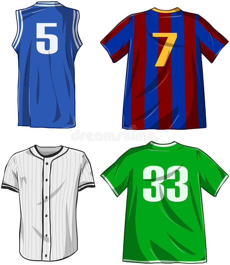 Barcelona Jersey Ilustraciones Stock, Vectores, Y Clipart – (72 ...