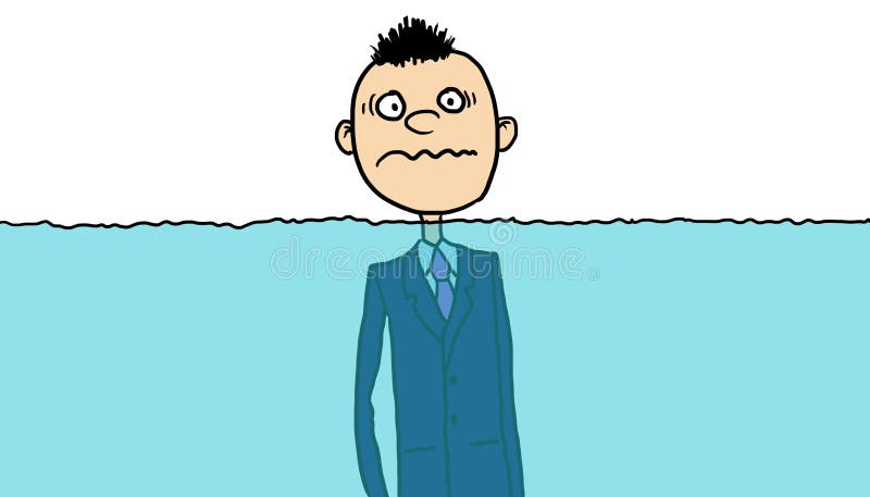 Para ahogar el ejemplo stock de ilustración. Ilustración de hipoteca ...